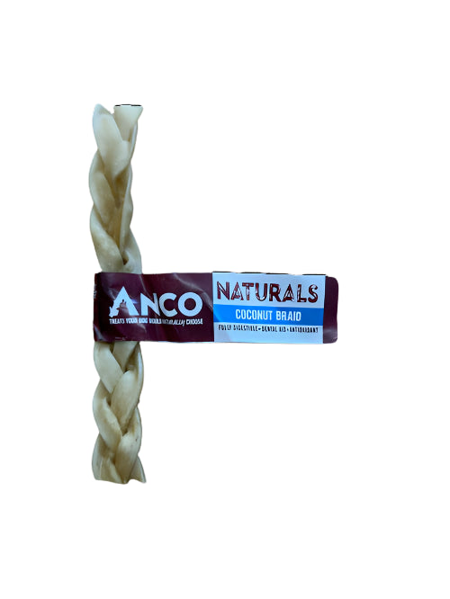 Anco Beef Coconut Braid – 100% Beef with Coconut | Chow Paws – Chow ...