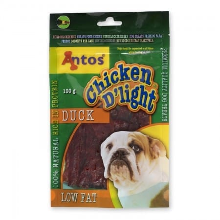 Antos Chicken D’Light Duck 100 g – Natural Grain-Free Treats | Chow ...