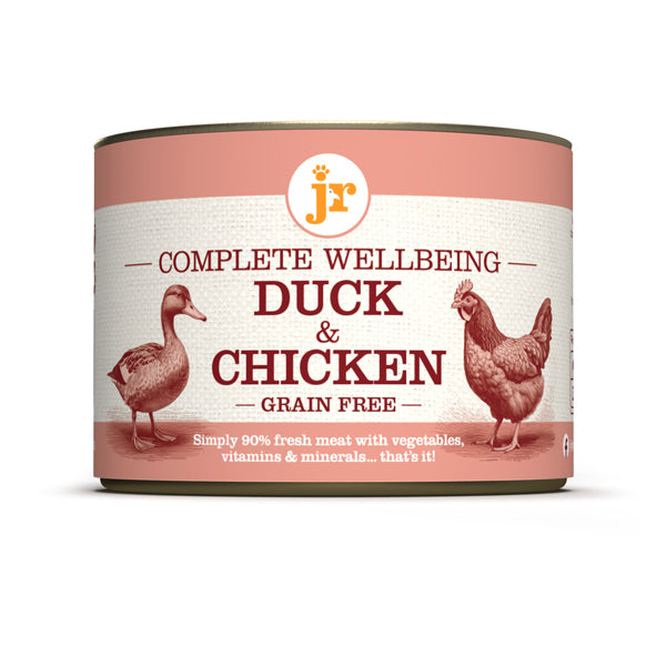 JR Duck & Chicken Wet Dog Food 200g – Grain Free Complete | Chow Paws ...