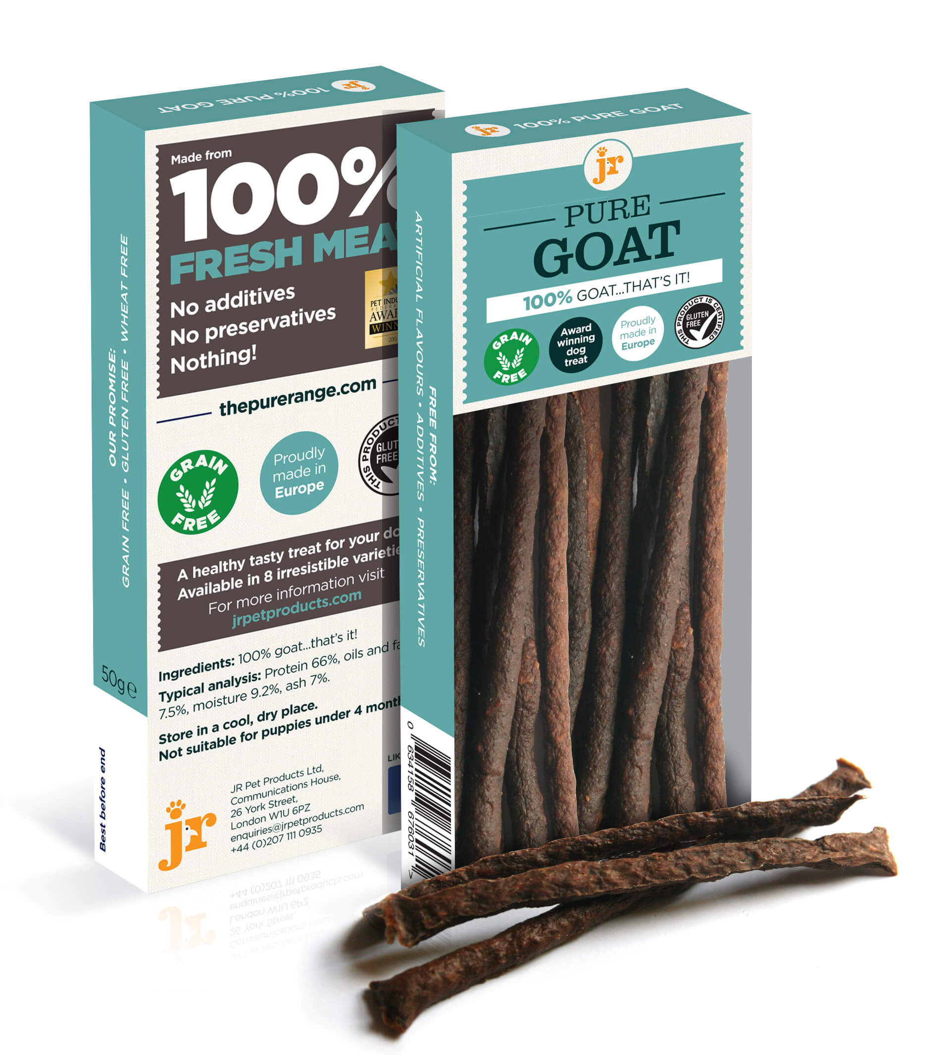 JR Pure Goat Sticks 50g Dog Treats – Chow Paws Dog Treats